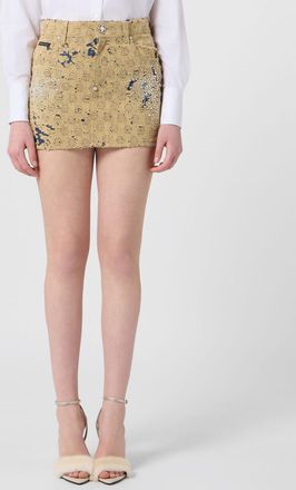 Philipp Plein Jupe Femme couleur Beige