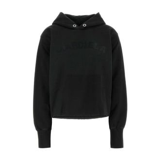 Maison Margiela Distressed Logo Hoodie - - Sweatshirts & Hoodies - Damen - Schwarzk - XS