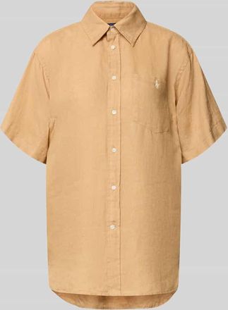 Polo Ralph Lauren Oversized Hemdbluse aus reinem Leinen