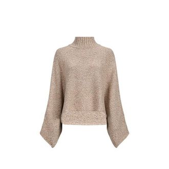 Margaux Lonnberg Pull ample en laine et cachemire m&eacute;lang&eacute;s