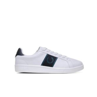Fred Perry Homme, Chaussures, Blanc, Taille: 40 EU Baskets B721 Minimalistes et Sophistiquées