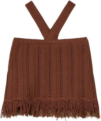 Twinset Femme, Tops, Brun, Taille: 38 FR Twin-set Top