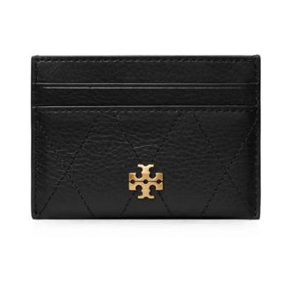 Tory Burch Charlie Quilted Card Case - - Accessories - Damen - Schwarzk - ONE SIZE