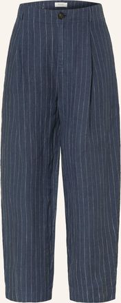 Part Two 7/8-Hose Nettaspw Aus Leinen blau