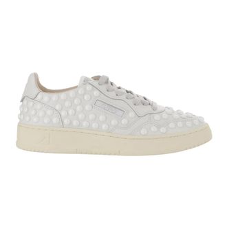 Autry Homme, Chaussures, Blanc, Taille: 43 EU Medalist Low Baskets