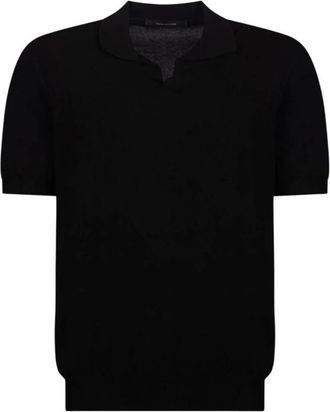 Tagliatore Homme, Tops, Noir, Taille: L Keith Polo