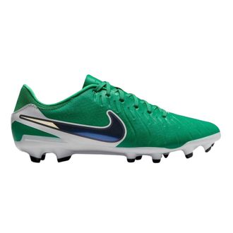 Nike Tiempo Legend 10 Fu&szlig;ballschuhe mit festem Boden f&uuml;r Herren/Damen Unisex, Leder (Gr&uuml;n/Schwarz)
