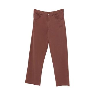 Maison Margiela Straight Pantalons - Homme - Pantalons - Brun - Taille: M
