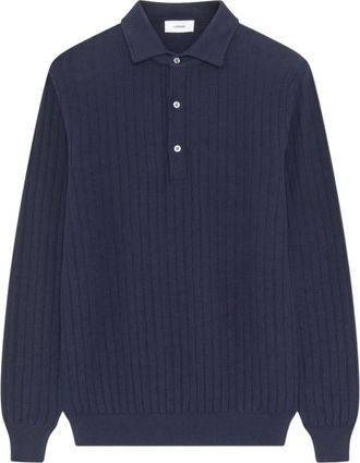 Lardini Homme, Pulls, Bleu, Taille: XL Pique Knit Polo