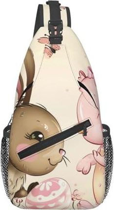 Generic The Rabbit And The Butterfly Sac &agrave; bandouli&egrave;re de voyage pour homme Sac &agrave; dos de randonn&eacute;e