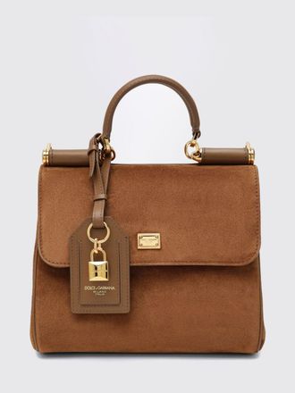 Dolce & Gabbana Kleine My Sicily Handtasche aus Leder mit abnehmbarem Schulterriemen