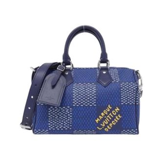 Louis Vuitton unisex, Pre-owned, Bleu, Taille: ONE Size Sac Boston Pre-owned