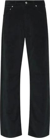Maison Margiela Pantalon droit surteint en moleskine - Homme - Pantalons - Noir - Taille: W34