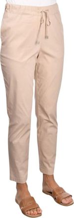 Gran Sasso Femme, Pantalons, Beige, Taille: 40 FR Cropped Pantalons