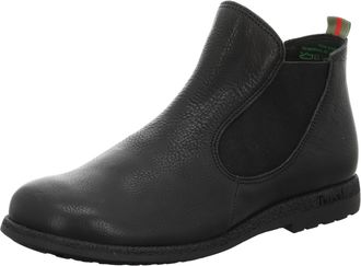 Think Damen RENTO chromfrei gegerbte Leder gefütterte Chelsea-Boots, 0000 SCHWARZ, 39.5 EU