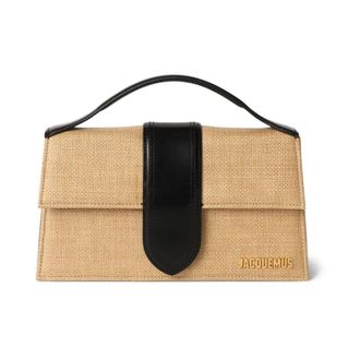 Jacquemus Le Grand Bambino Raffia Bag - - Bags - Damen - Beige - ONE SIZE