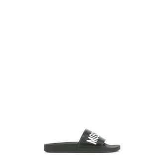 Moschino Pool Slide Schuhe f&uuml;r den Sommer - - Shoes - Herren - Schwarzk - 43 EU