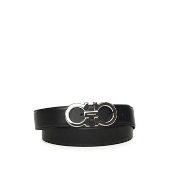 Ferragamo Homme, Accessoires, Noir, Taille: 110 CM Belt