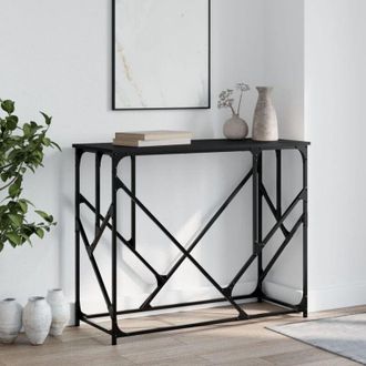 vidaXL Table console noir 100x40x80 cm bois ding&eacute;nierie - Vidaxl
