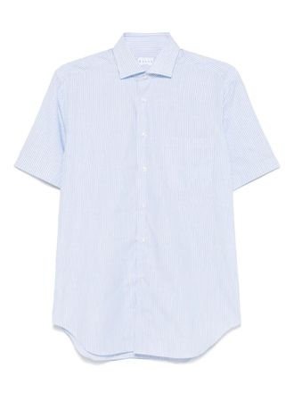 Xacus Gestreiftes Hemd - Blau