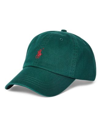 Ralph Lauren Cap aus Baumwoll-Twill mit Pony-Stickerei in