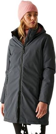 Regatta Jacket Veste imperm&eacute;able Marron pour Femme, Gris (Gris Seal), 38