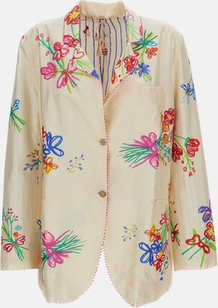 P&eacute;ro Blazer Aus Seide