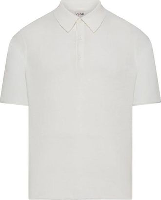 Cycle Homme, Tops, Blanc, Taille: L Kent Cut Polo S/S