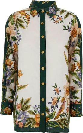 Farm Rio Farm Rio, Femme, Blouses et Chemises, Multicolore, Taille: 36 FR Chemise Boutonn&eacute;e &agrave; Col