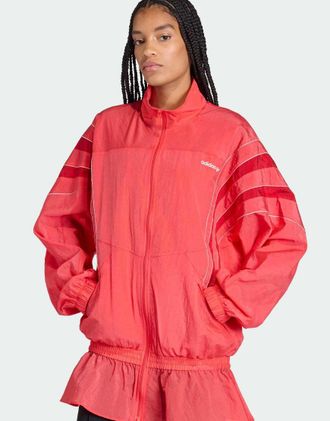 adidas Originals Santiago - Veste de surv&ecirc;tement tiss&eacute;e - Rouge semi-lucide