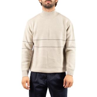 Emporio Armani Herren, Strickwaren, Beige, SGr&ouml;&szlig;e