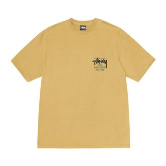 St&uuml;ssy Los Angeles T-Shirt - - Tops - Herren - Gelb - M