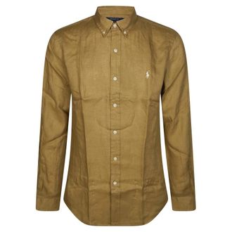 Polo Ralph Lauren Camicia Lino - - Shirts - Herren - Beige - L