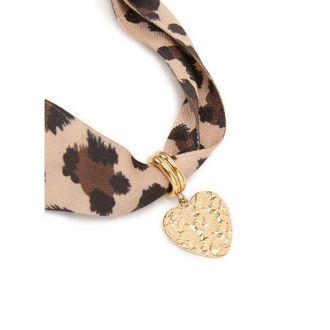 Au Printemps Paris Bracelet l&eacute;opard avec coeur