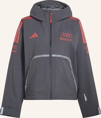 adidas Audi Revolut f1 Team Mechanics Regenjacke schwarz