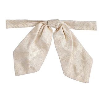 Dolce & Gabbana unisex, Accessoires, Blanc, Taille: ONE Size Papillon Pr&eacute;tiss&eacute; Cachemire