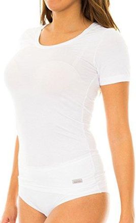 Playtex APP01BU Top de Sport, Blanc, Medium (Size:Medium) Femme