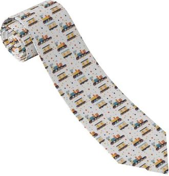 Generic Cravate Imprim&eacute; Color&eacute; De Trains Et De Camping-Cars Formelle Tie Classique Cravate Pour Homme Pour Affaires L&Eacute;cole Mariage