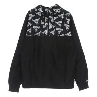 New Era Chicago Bulls Logo Windbreaker Jacke - - Sweatshirts & Hoodies - Herren - Schwarzk - M
