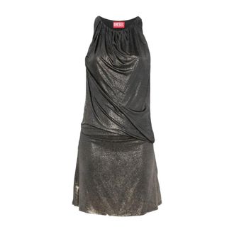 Diesel Graues Kleid Erh&ouml;he Garderobe Stilvolles Design - - Dresses - Damen - Grau - M