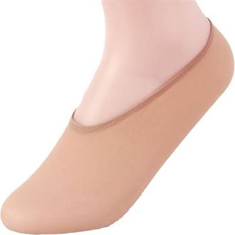Generic 1 paire de chaussettes soyeuses respirantes anti-coupures d&eacute;t&eacute; pour femmes chaussettes secr&egrave;tes pour femmes 35-38 noir, beige, taille unique