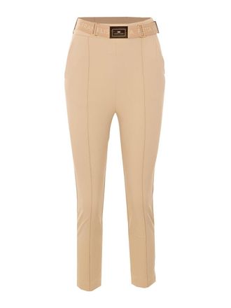 Elisabetta Franchi Pantalons D&eacute;contract&eacute;s - Beige