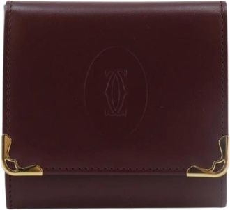 Cartier unisex, Pre-owned, Rouge, Taille: ONE Size Porte-monnaie / &Eacute;tui &agrave; monnaie Pre-owned