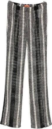 Missoni Femme, Pantalons, Multicolore, Taille: 38 FR Straight Pantalons