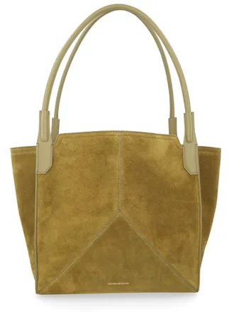 Victoria Beckham Womens Victoria Small Bag Green Leather Handbags Hand