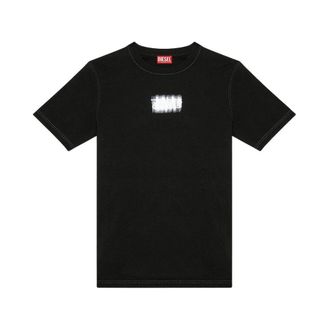 Diesel T-Just-N4 T-Shirt - Homme - Tops - Noir - Taille: XL
