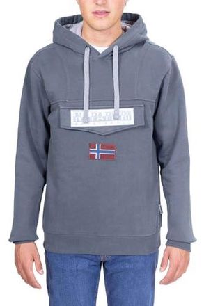 Napapijri Sweat-shirt dhiver pour homme Burgee, Sauge, L