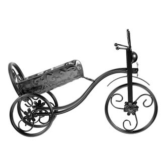 BESPORTBLE Gadpiparty Metall Weinregal Fahrrad Design Kreativer Weinflaschenhalter Dekoratives Schmal Stehendes Rotweinregal Geschenk f&uuml;r Weinliebhaber und Radfa