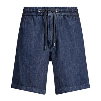 HUGO BOSS Blaue Jeans mit lockerer Passform - - Shorts - Herren - Blau - W35
