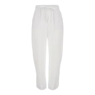Semicouture Femme, Pantalons, Blanc, Taille: 40 FR Drawstring Pantalons